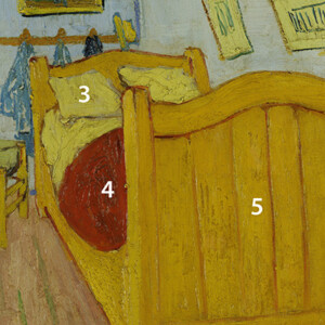 Van Gogh, Bedroom in Arles - ColourLex